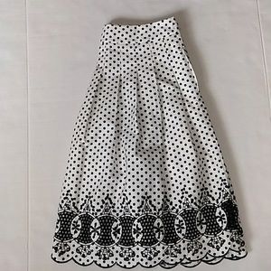 Talbots | Skirts | Nwt Talbots P Skirt Polka Dot Whiteb Ca23147 | Poshmark
